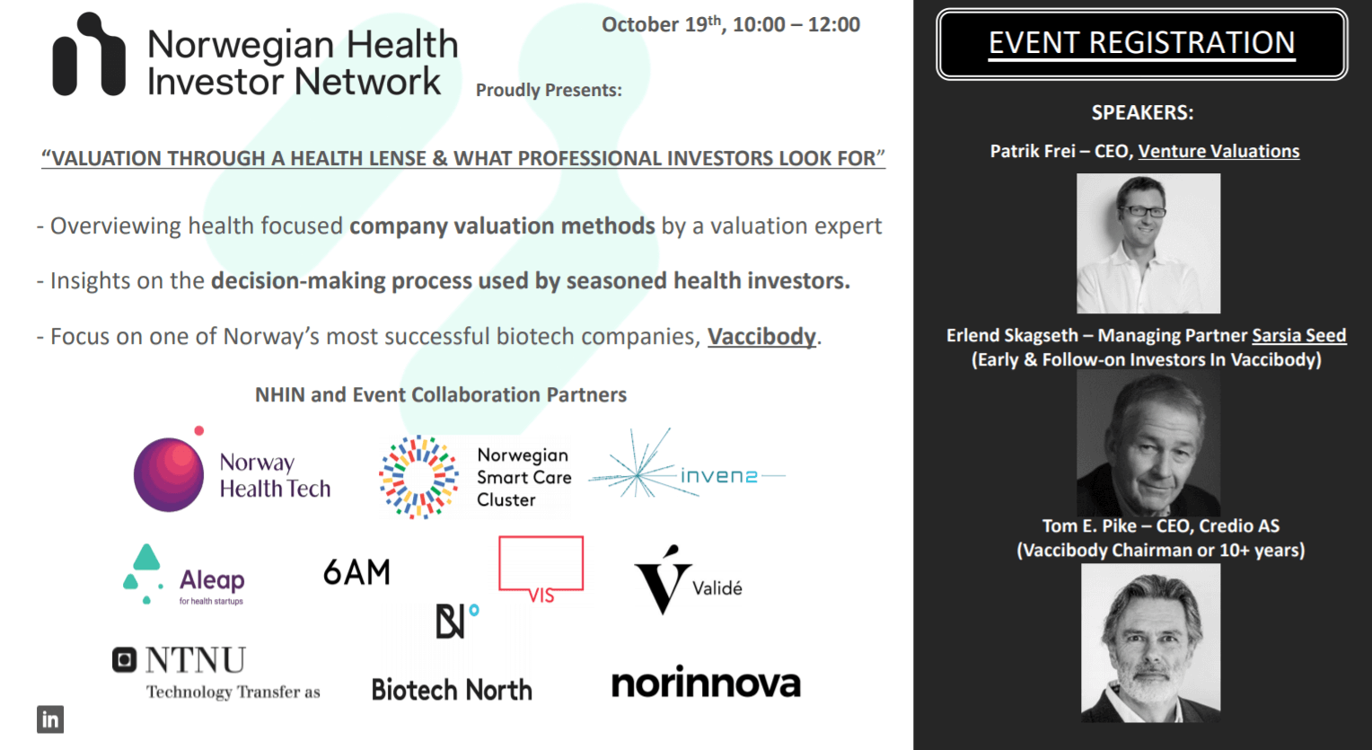What professional investors look for – Webinar | BioTech North