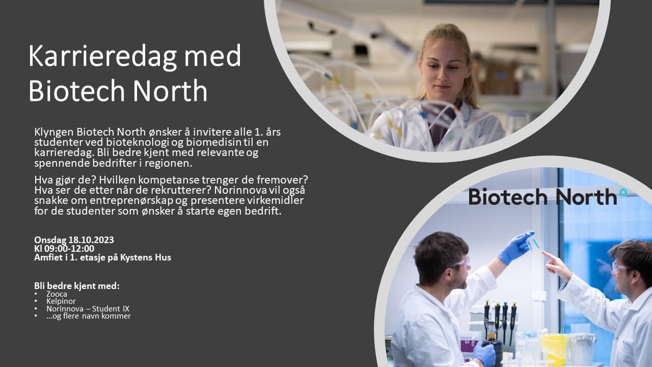 Karrieredag for studenter | BioTech North